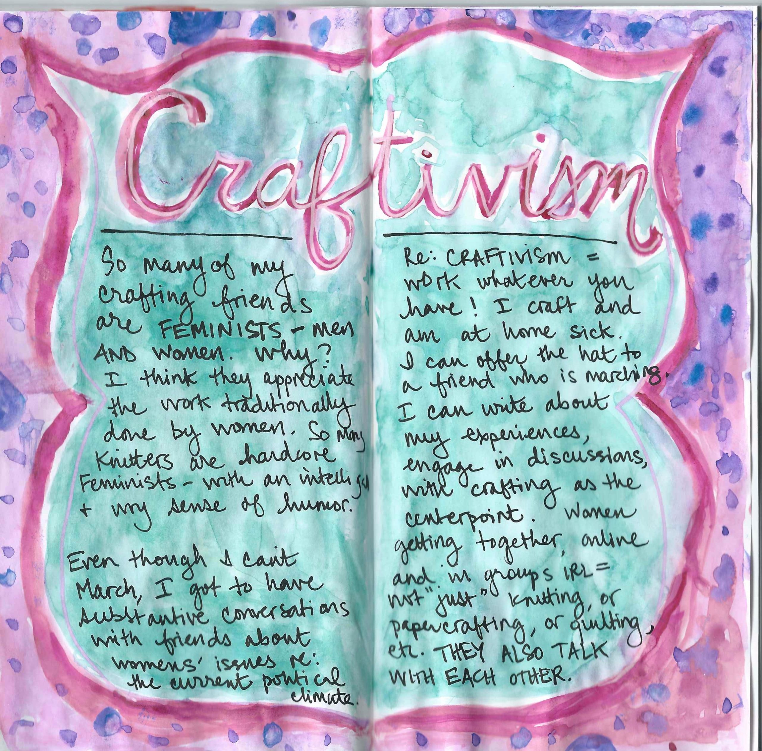 Craftivism & The Awesome Ladies Project – The Awesome Ladies Project