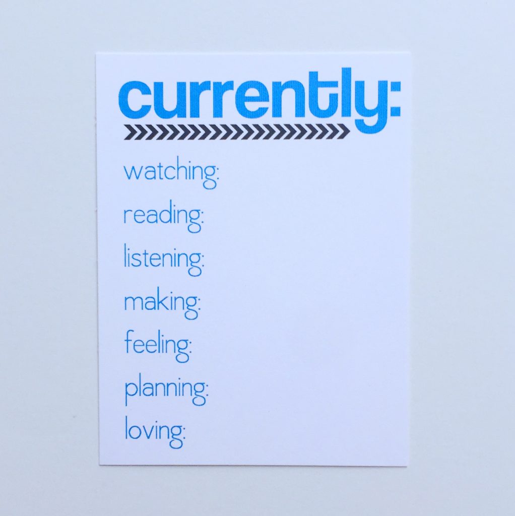 Variety Pack Digital Currently Journaling Cards – The Awesome Ladies ...