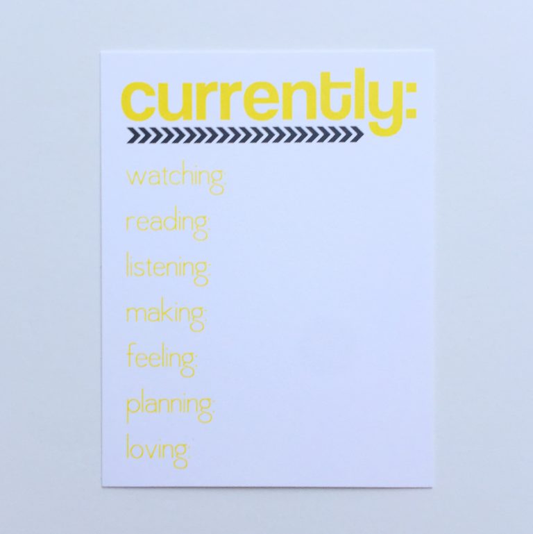 Variety Pack Digital Currently Journaling Cards – The Awesome Ladies ...