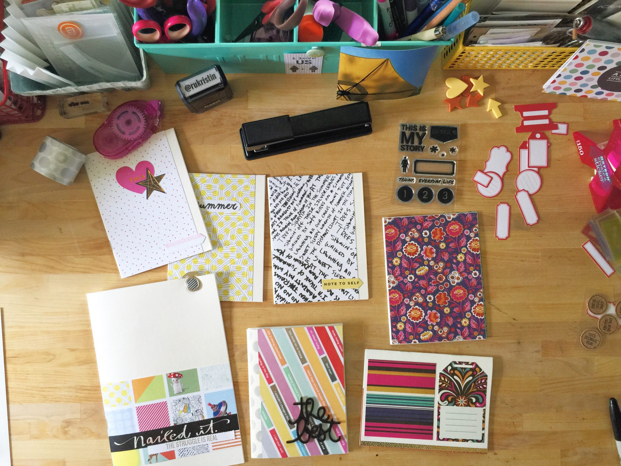 Quick DIY Cardstock Art Journal – The Awesome Ladies Project