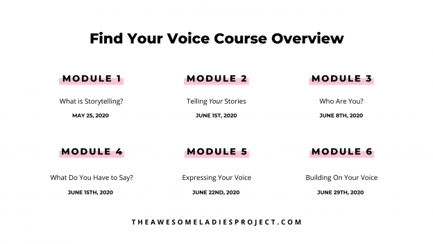 Find Your Voice – The Awesome Ladies Project
